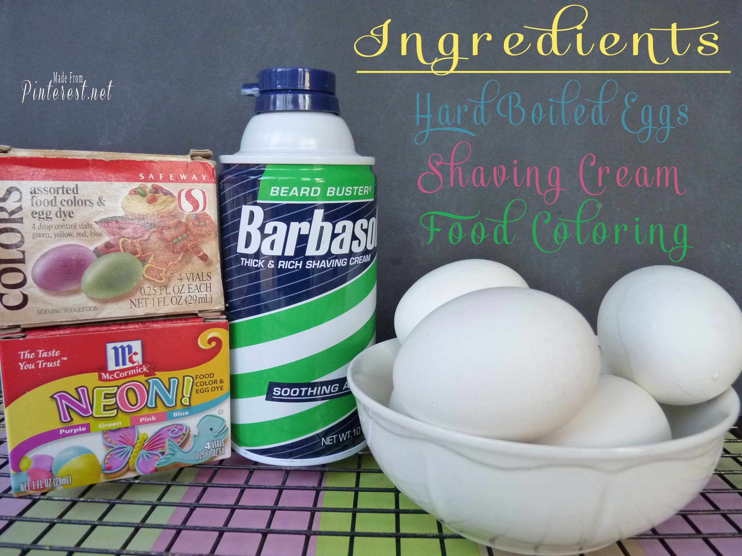 Shaving Cream Marbled Easter Eggs TGIF This Grandma Is Fun