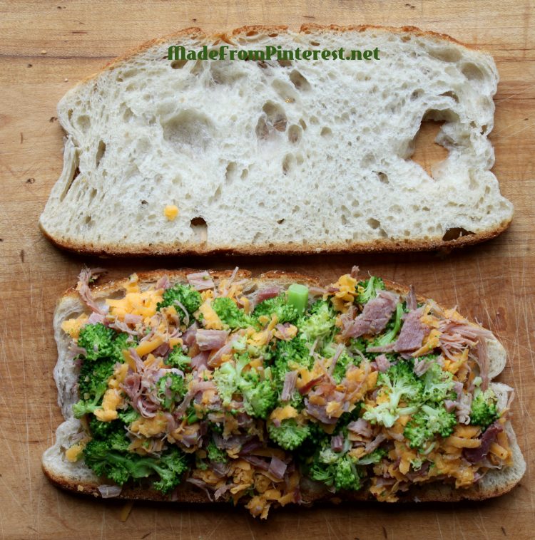 Broccoli Ham Cheddar Panini - TGIF - This Grandma is Fun