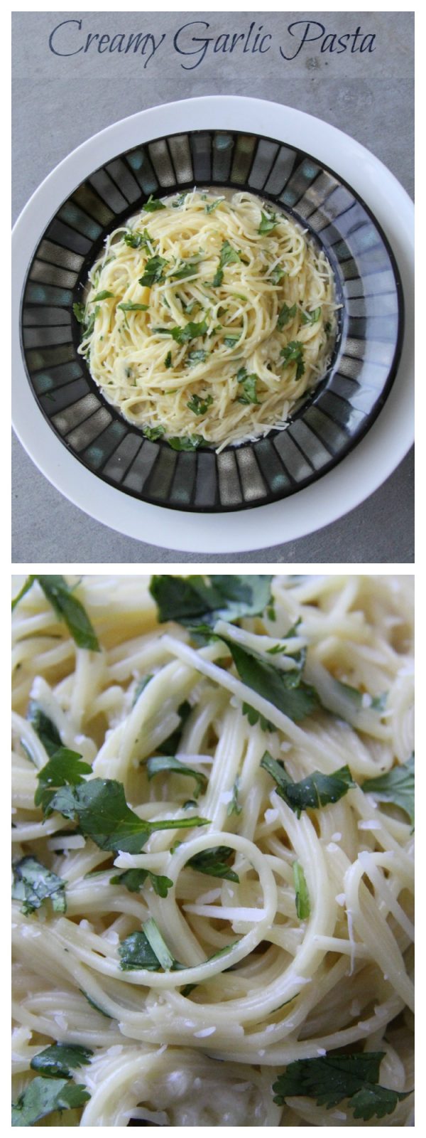 Creamy Garlic Pasta - TGIF - This Grandma is Fun