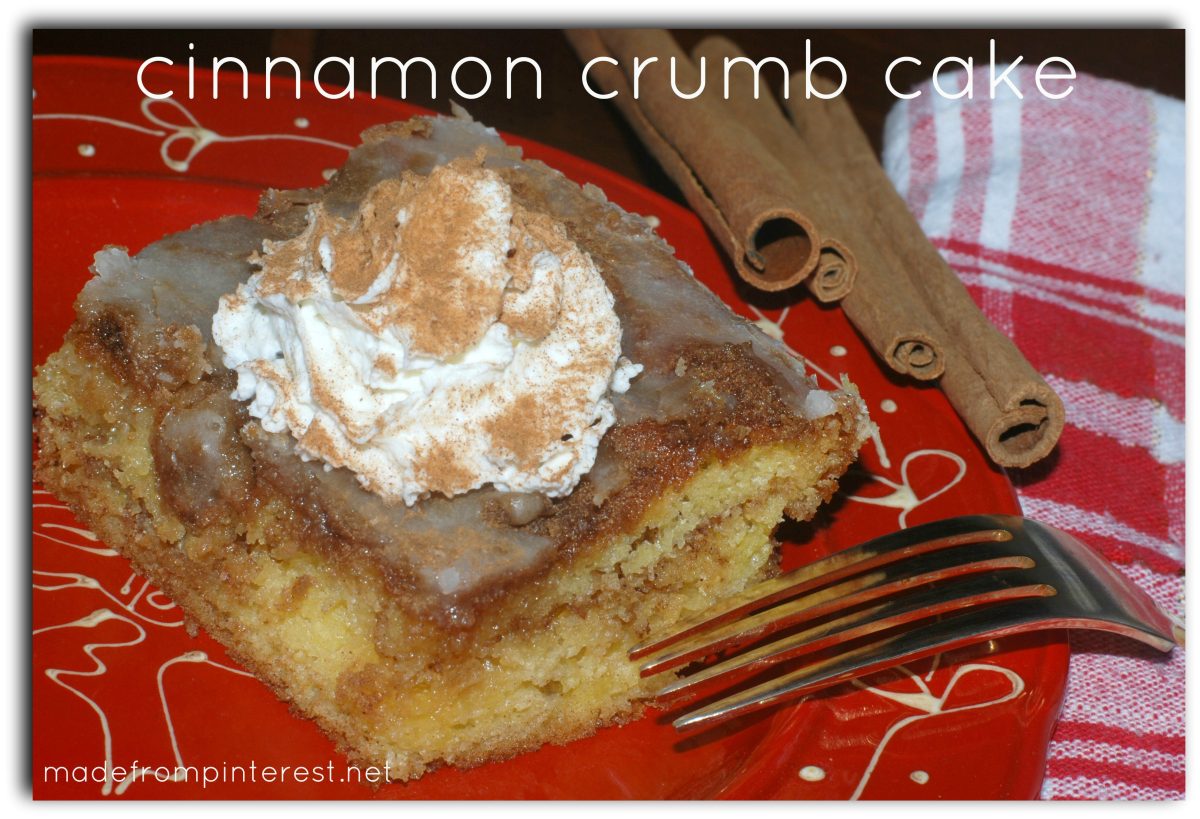 Cinnamon Crumb Cake - TGIF - This Grandma is Fun