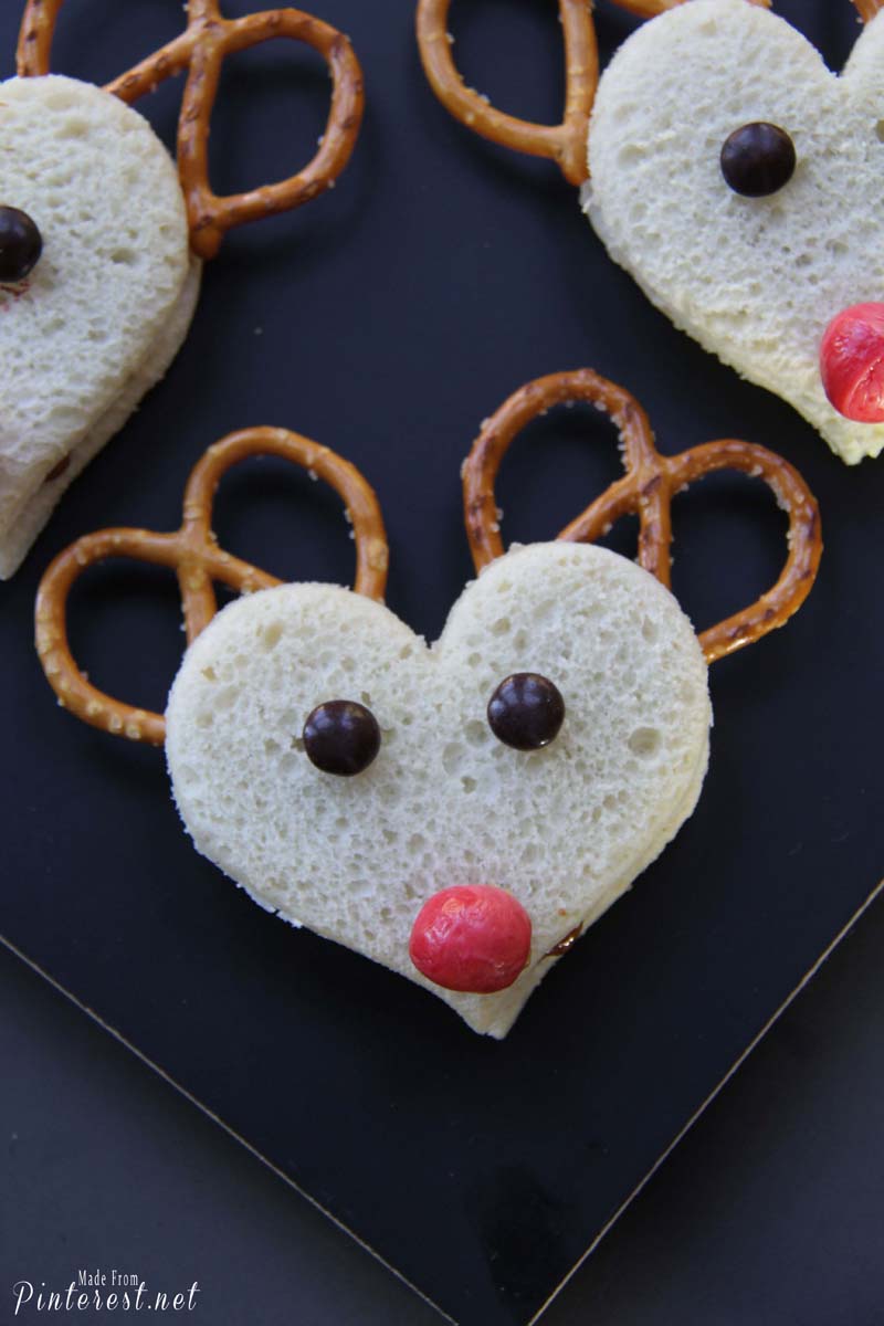 Rudolph The Red Nosed Reindeer Sandwiches - TGIF - This Grandma is Fun