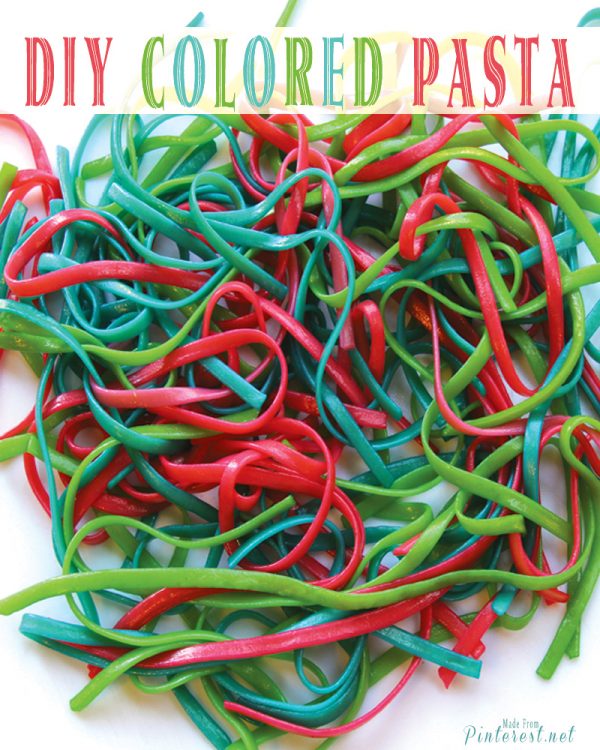 Homemade Colored Pasta
