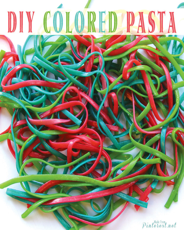 Homemade Colored Pasta