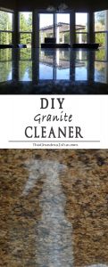 DIY Granite Cleaner