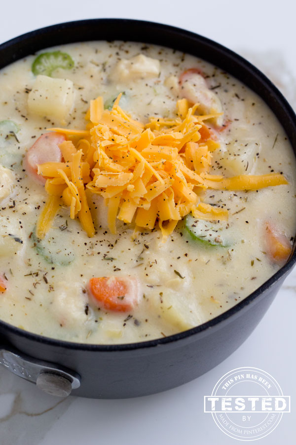 Chicken Potato Chowder - TGIF - This Grandma is Fun