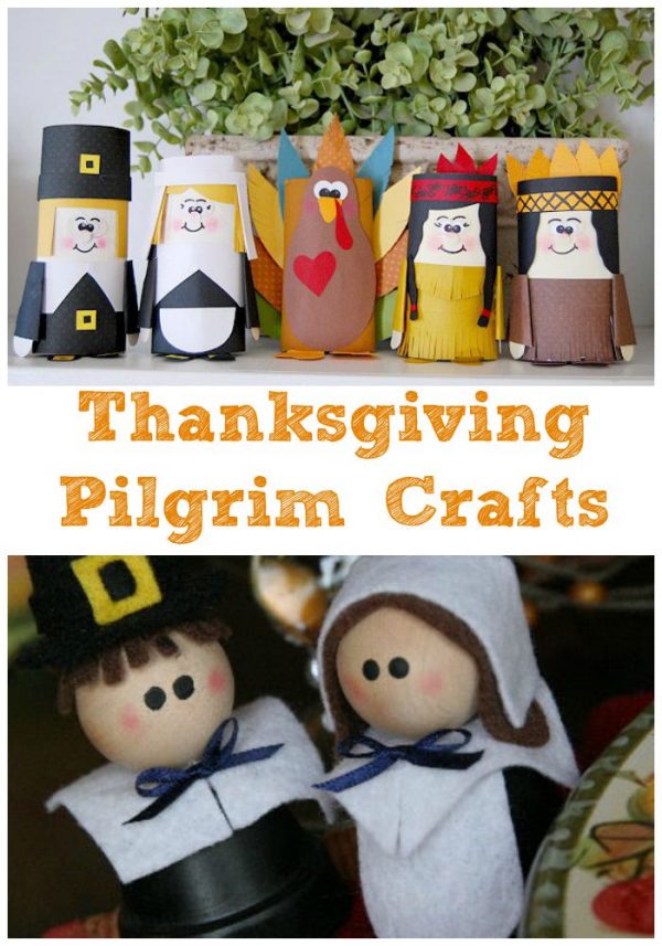 Thanksgiving Pilgrim Crafts - TGIF - This Grandma is Fun