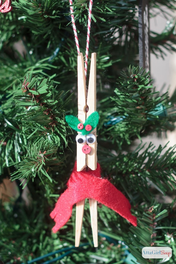 DIY Reindeer Clothespin Ornaments - TGIF - This Grandma is Fun DIY Reindeer Clothespin Ornaments - TGIF - This Grandma is Fun