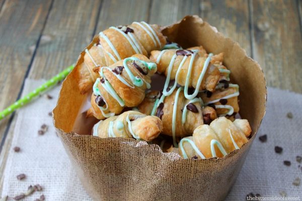 Mint Chocolate Chip Croissants - TGIF - This Grandma is Fun