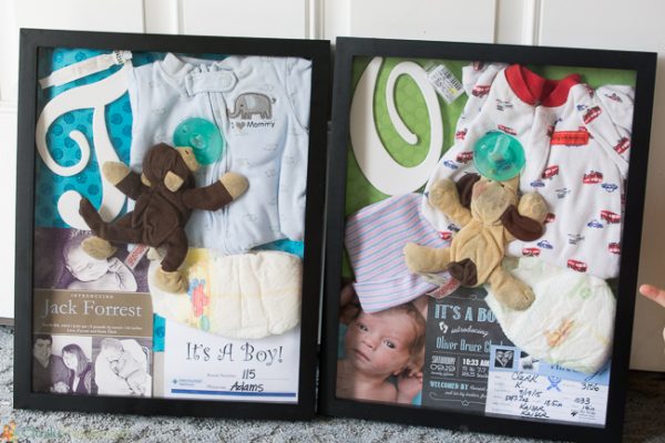 DIY Baby Shadow Box - TGIF - This Grandma is Fun