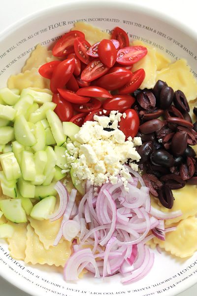 Greek Ravioli Salad - TGIF - This Grandma is Fun