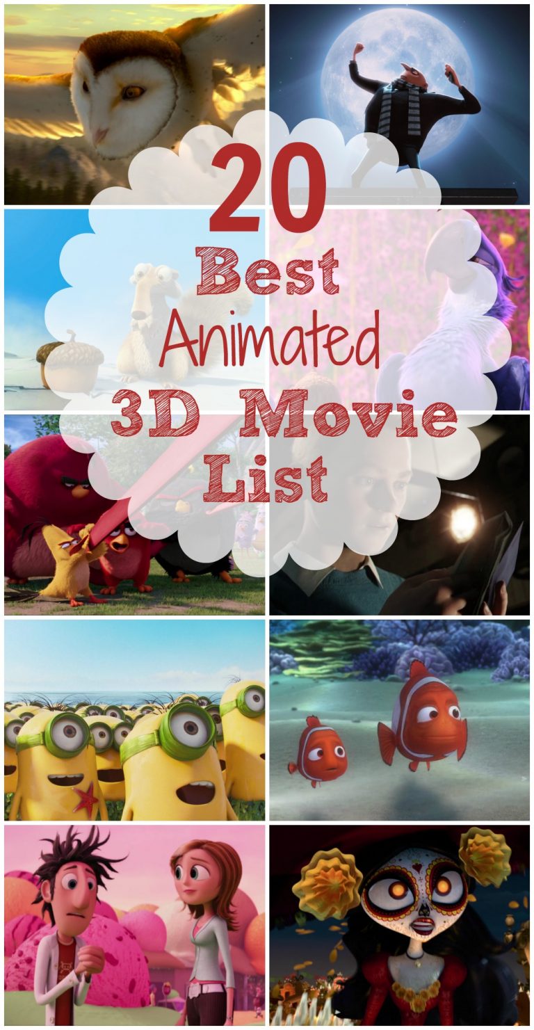 20 Best Animated 3D Movie List - TGIF - This Grandma is Fun