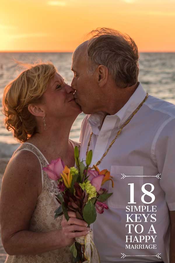 18 simple keys to a happy marriage - TGIF - This Grandma is Fun