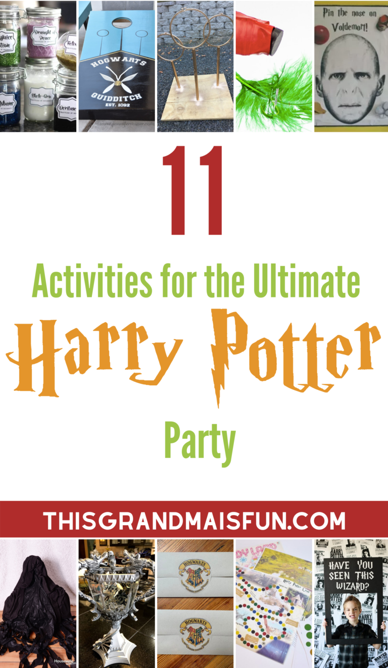 101 Ideas for the Ultimate Harry Potter Party - TGIF - This Grandma is Fun