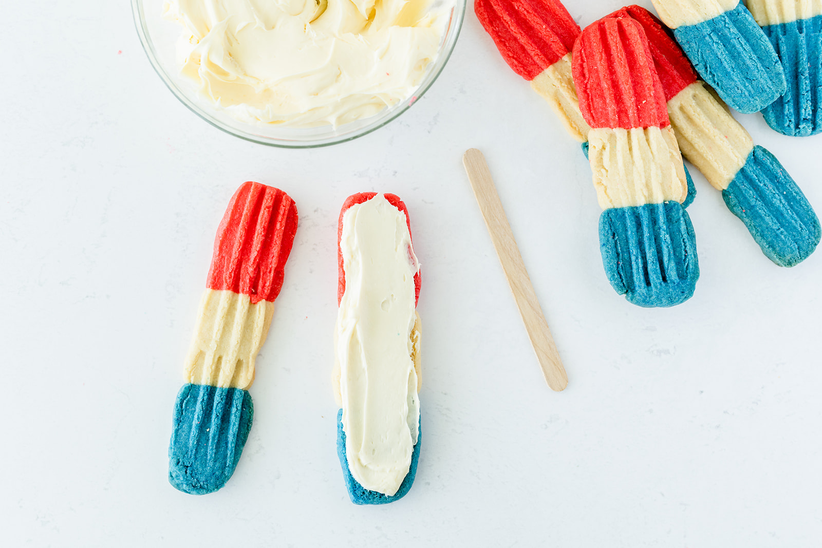 Bomb Pop Cookies - TGIF - This Grandma is Fun