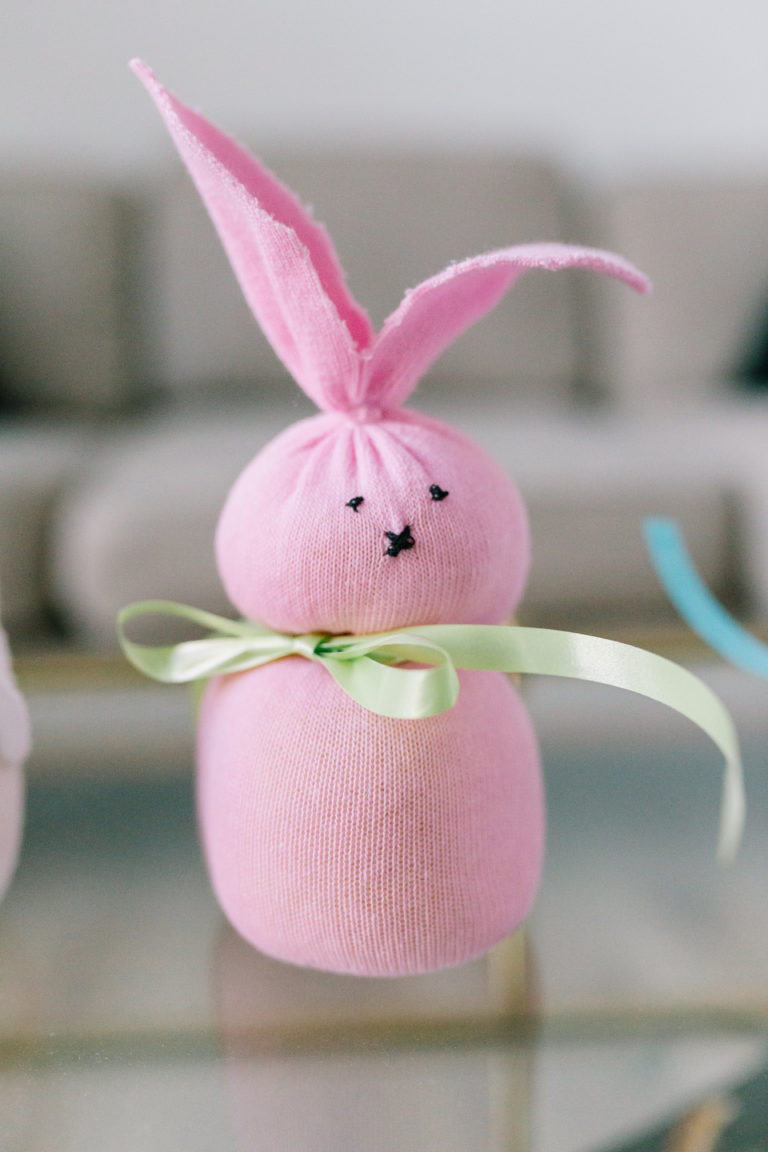 Sock Bunnies Craft - TGIF - This Grandma is Fun