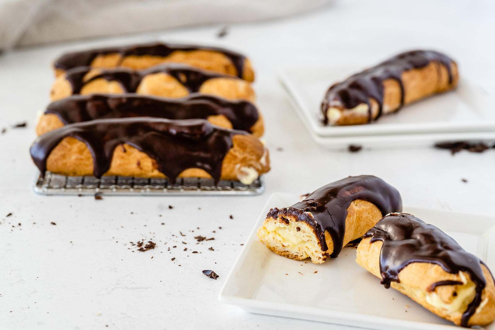 Chocolate Eclairs - TGIF - This Grandma is Fun