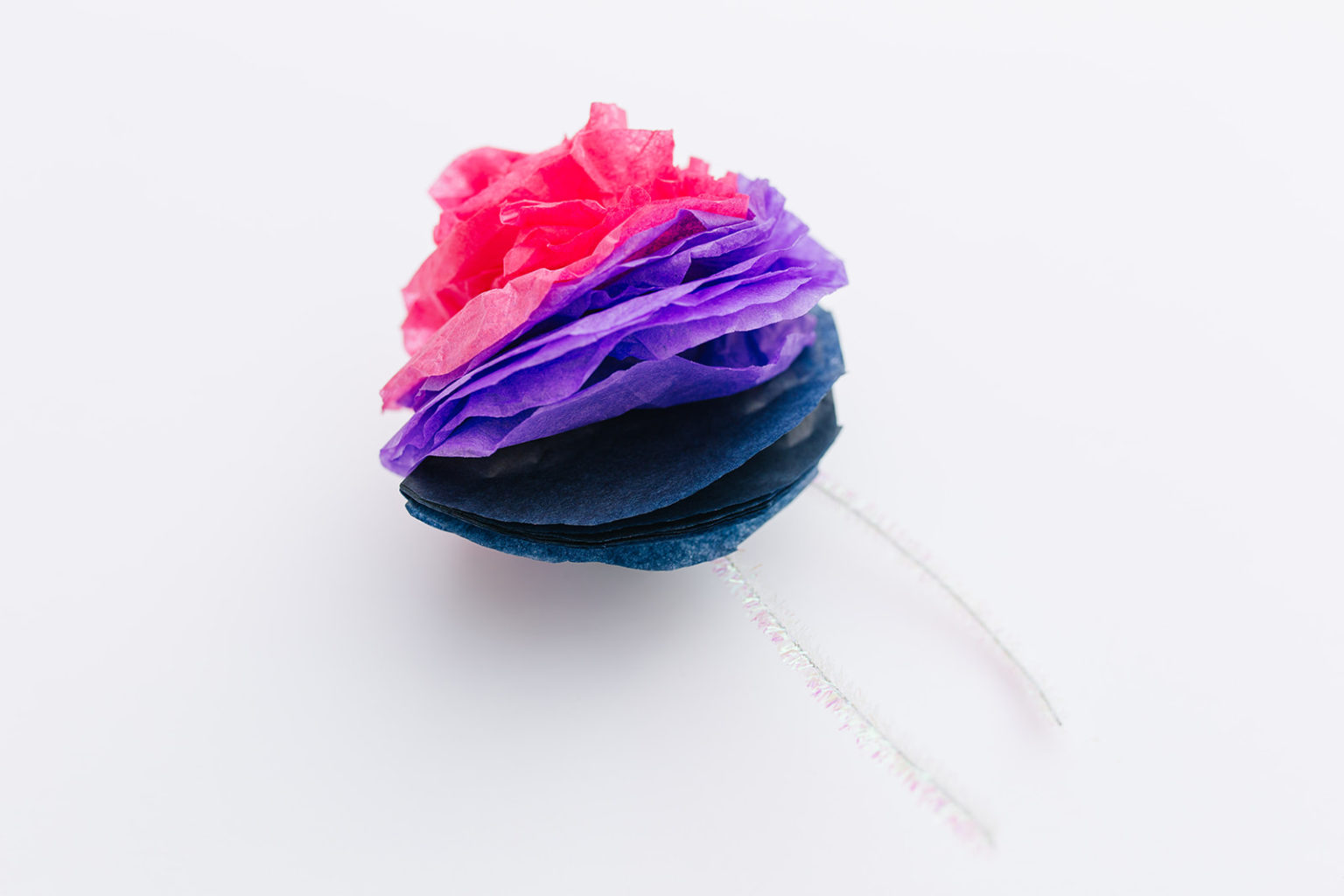 Tissue Paper Flower Bracelet - TGIF - This Grandma is Fun