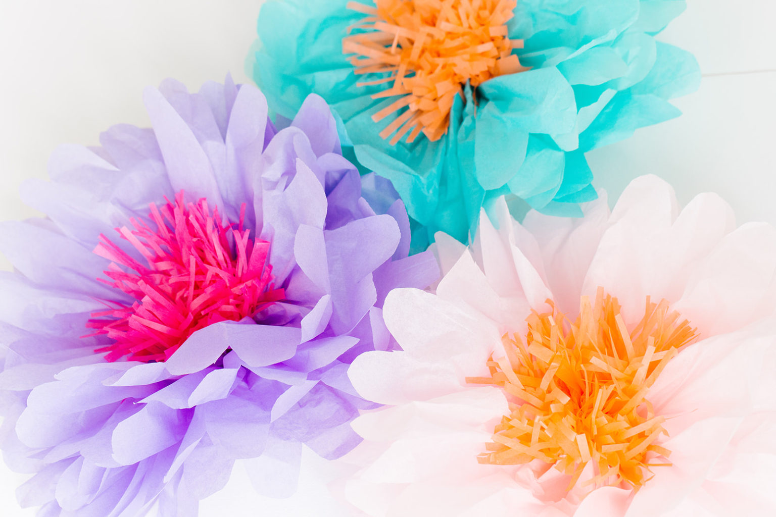 How To Make Tissue Paper Flowers - TGIF - This Grandma is Fun