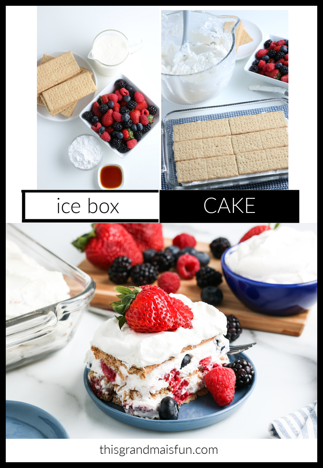 Ice Box Cake Recipe - TGIF - This Grandma is Fun