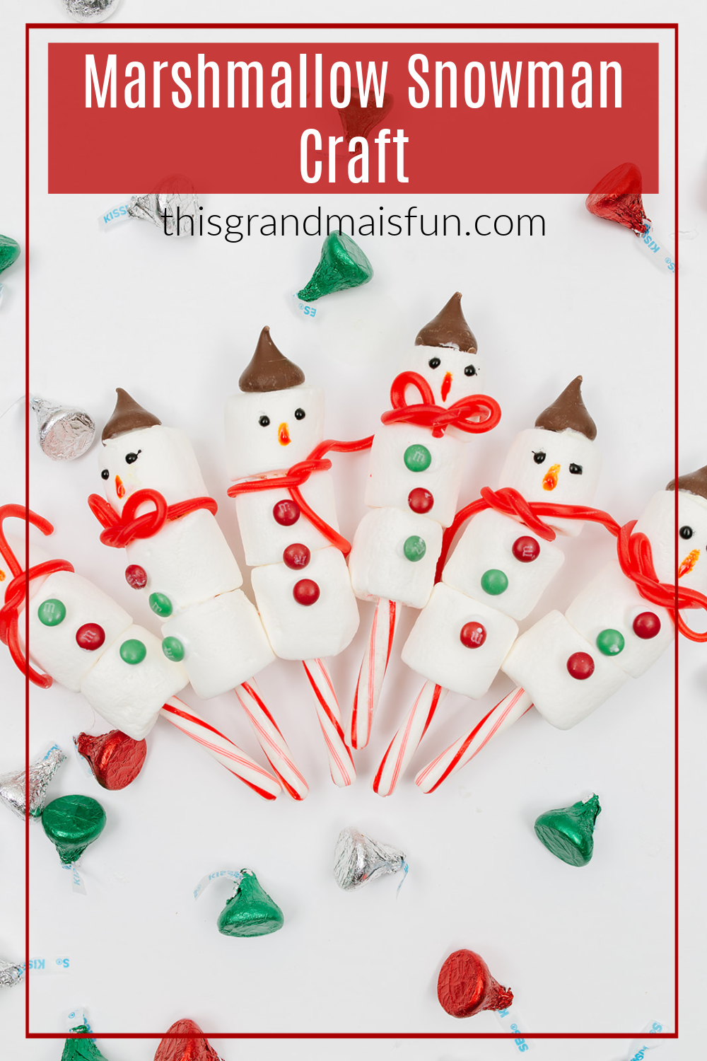 Marshmallow Snowman Craft - TGIF - This Grandma is Fun