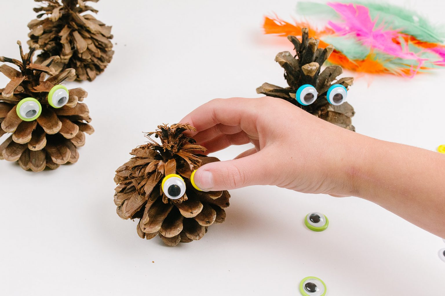 Pine Cone Owl Craft - TGIF - This Grandma is Fun